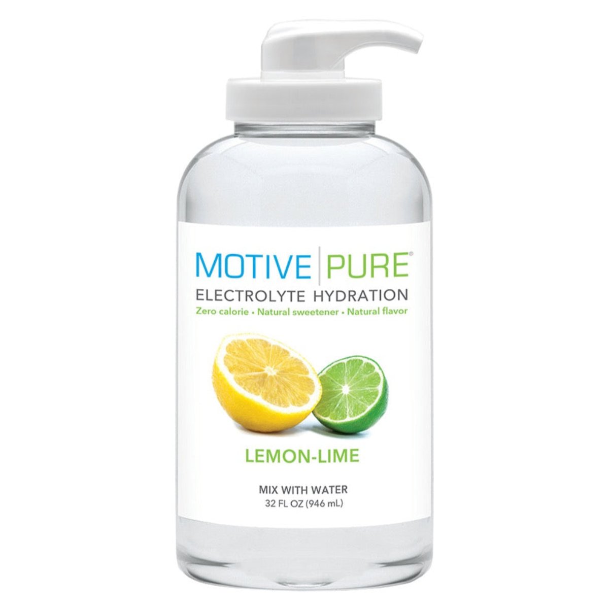 32 oz. Pump · Lemon-Lime – MOTIVE PURE